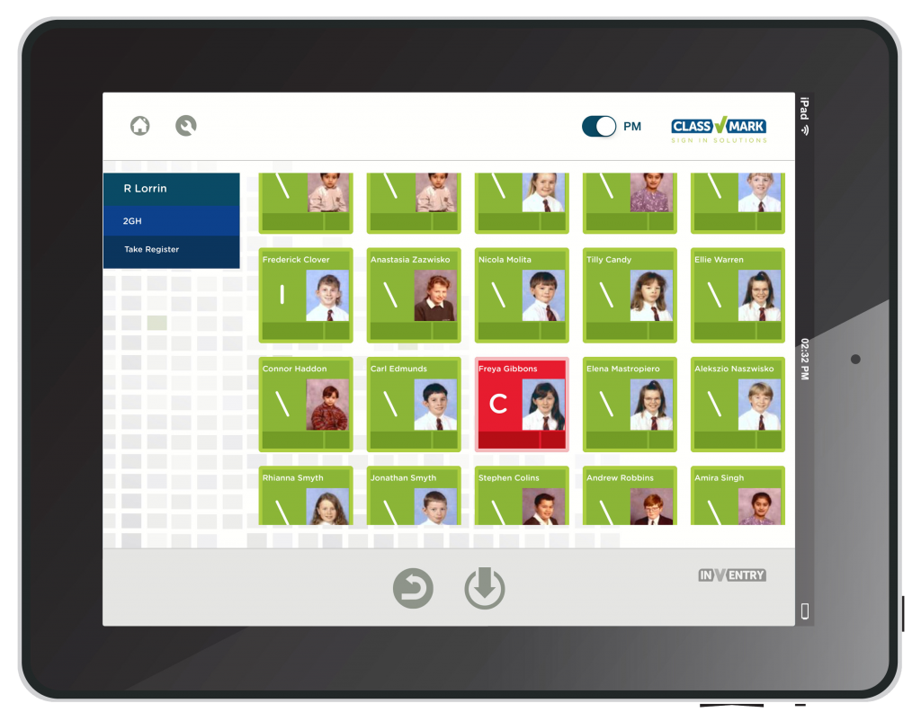 Classmark the in class pupil registration for SIMs. Using multiple devices