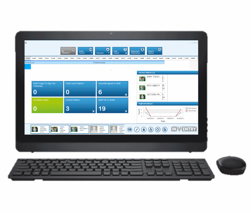 Inventry Signing in system for visitors,staff & students,school ...